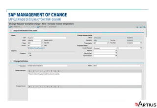 SAP ile Değişiklik Yönetiminin Yeni Yüzü - SAP Management of Change | PPT