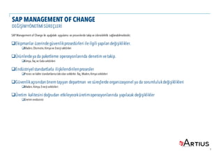 SAP ile Değişiklik Yönetiminin Yeni Yüzü - SAP Management of Change | PPT