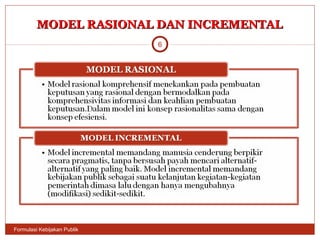 2 Model Formulasi Kebijakan | PPT