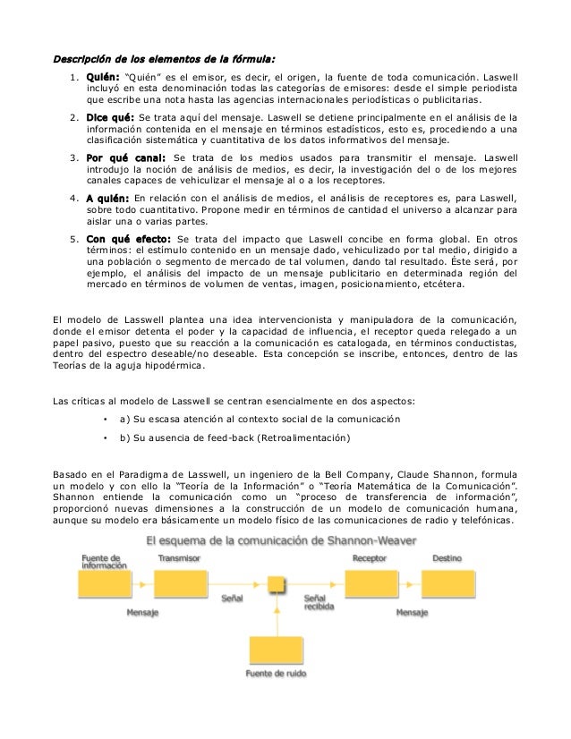 2 Modelos Y Teorías De La Comunicación Modelos Fundacionales