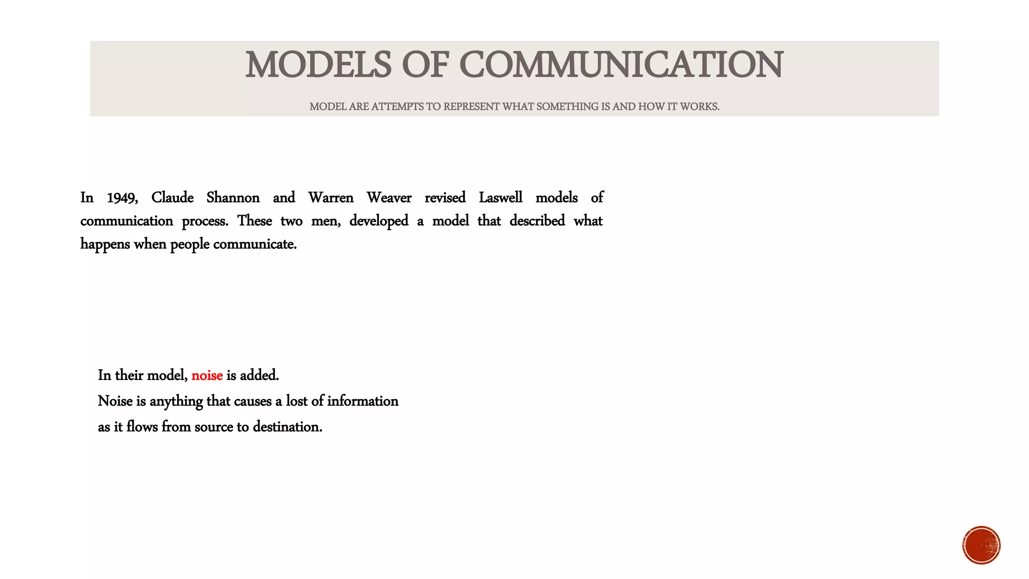 2) models of communication | PPTX