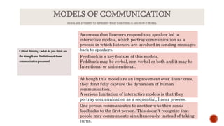 2) models of communication | PPTX