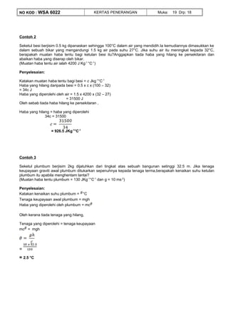 Kertas Penerangan Modul 2 Muatan Haba Tentu Sains Am 2 Diploma ...