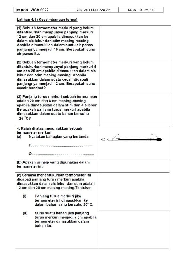 Kertas Penerangan Modul 2 Muatan Haba Tentu Sains Am 2 Diploma ...