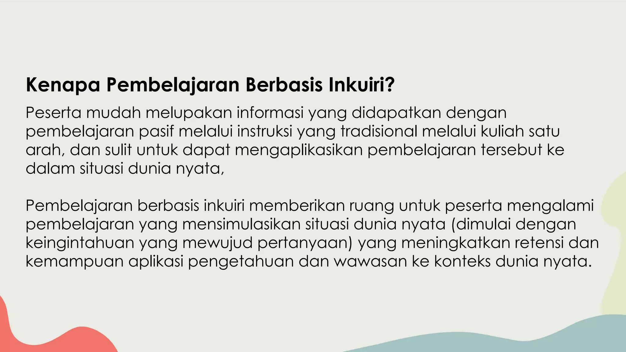 2, modul 6 pembelajaran berbasis inkuiri | PDF