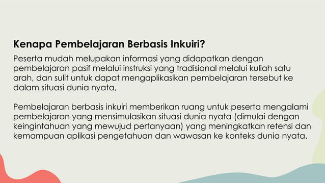 2, modul 6 pembelajaran berbasis inkuiri | PDF