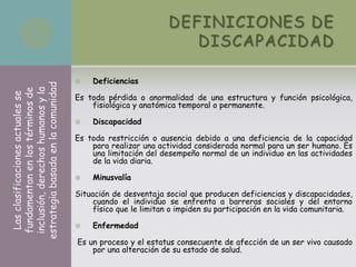 Discapacidad y Prevención | PPTX