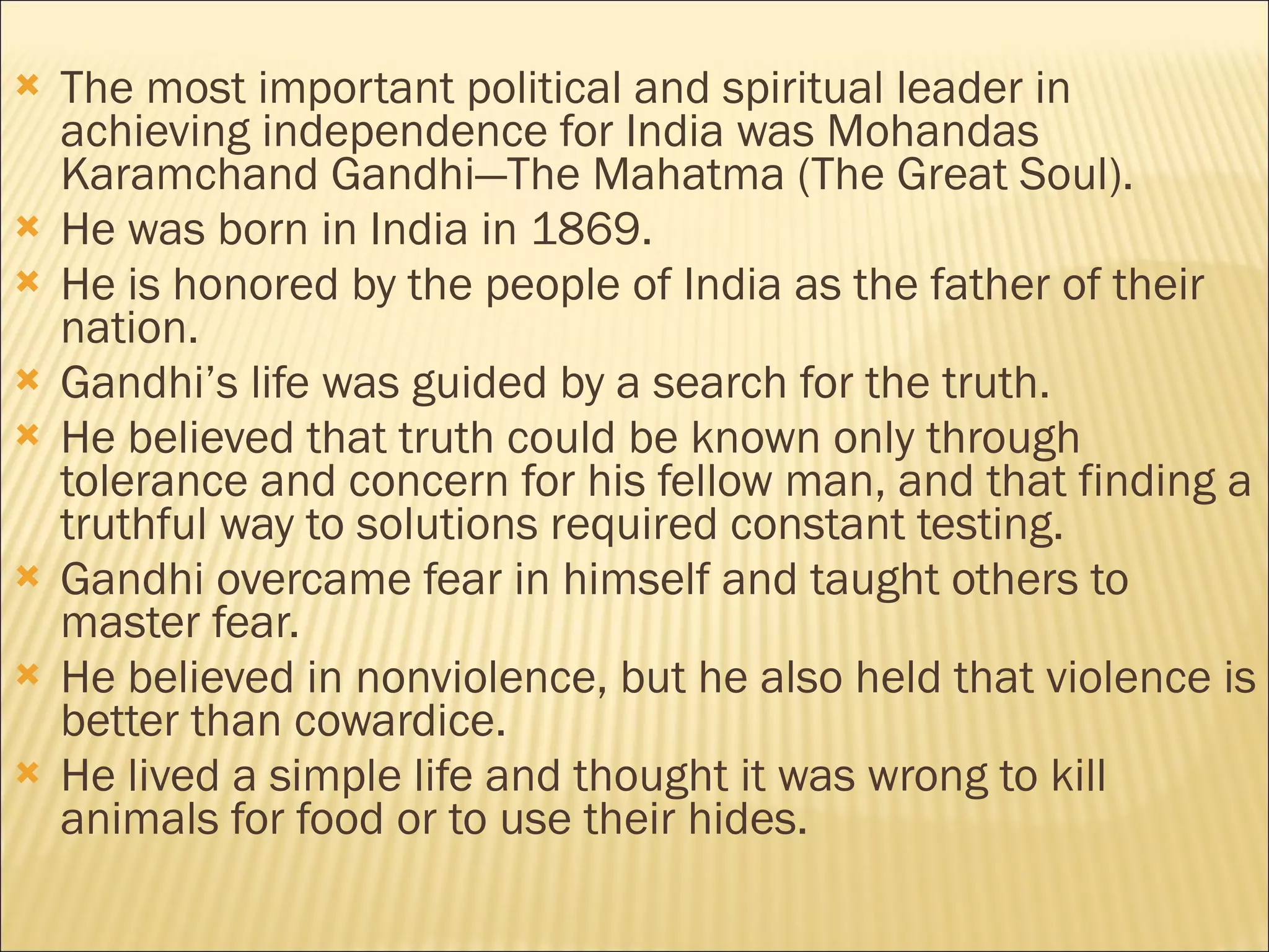 mohandas gandhi | PPT