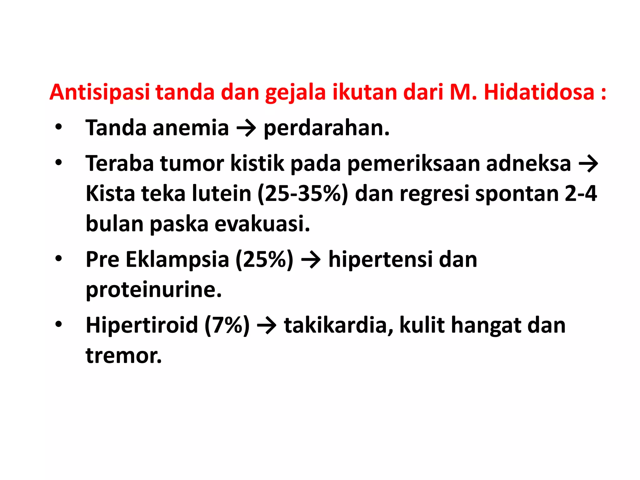 Mola hidatidosa dan Koriokarsinoma, endometriosis | PDF