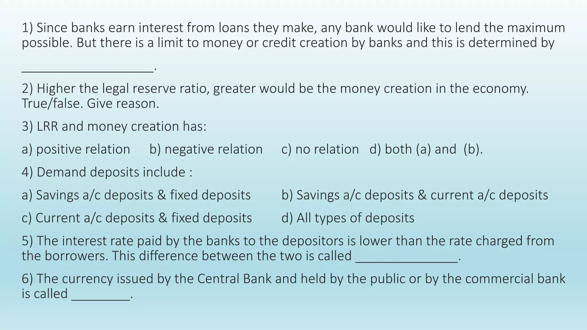 Money and Banking Class 12 | PPTX