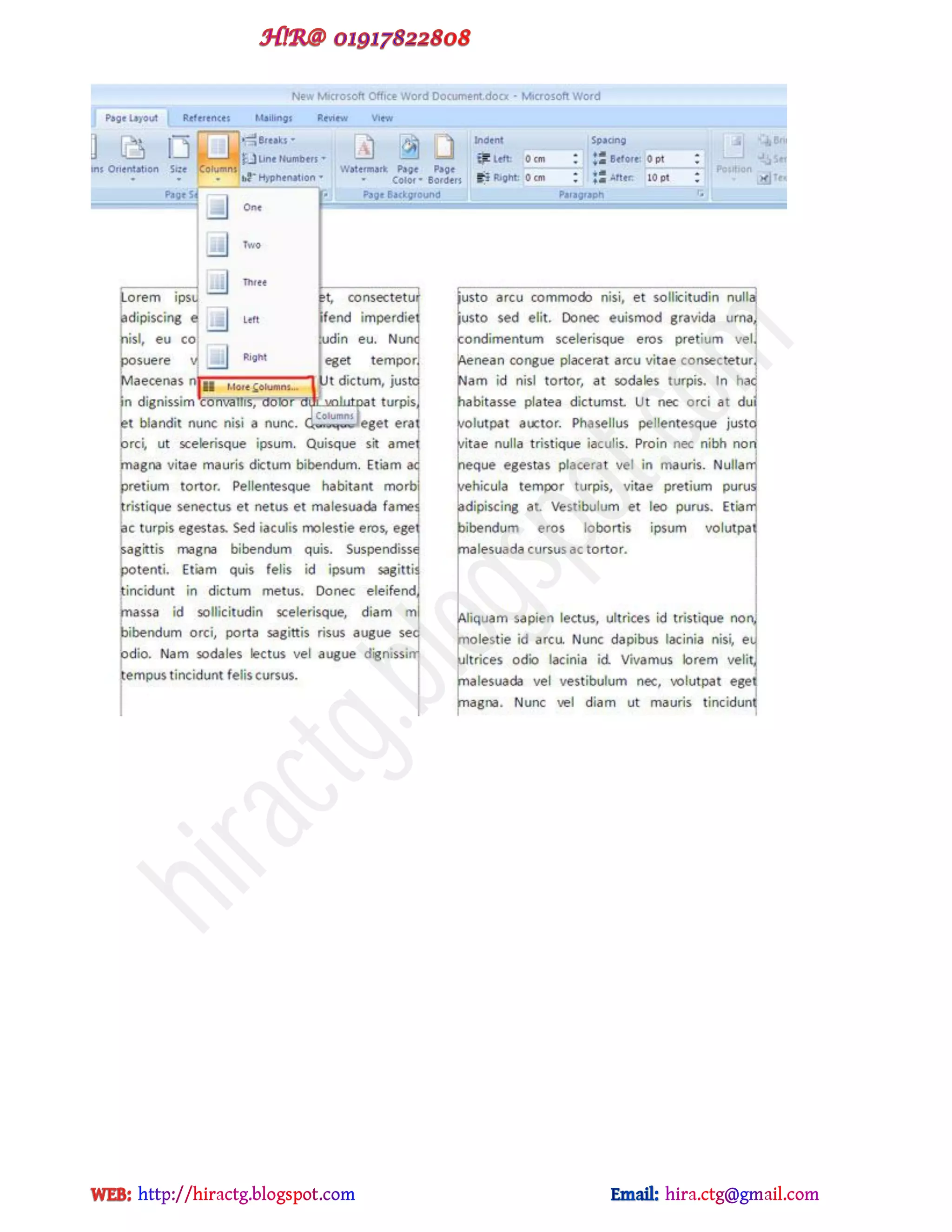 MS Word 2007 bengali tutorial | PDF