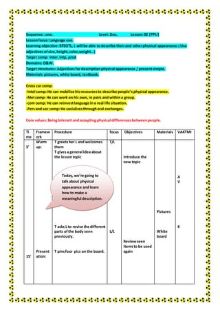 2 ms lesson plans 2nd g by precious rose 2017 2018 | DOCX