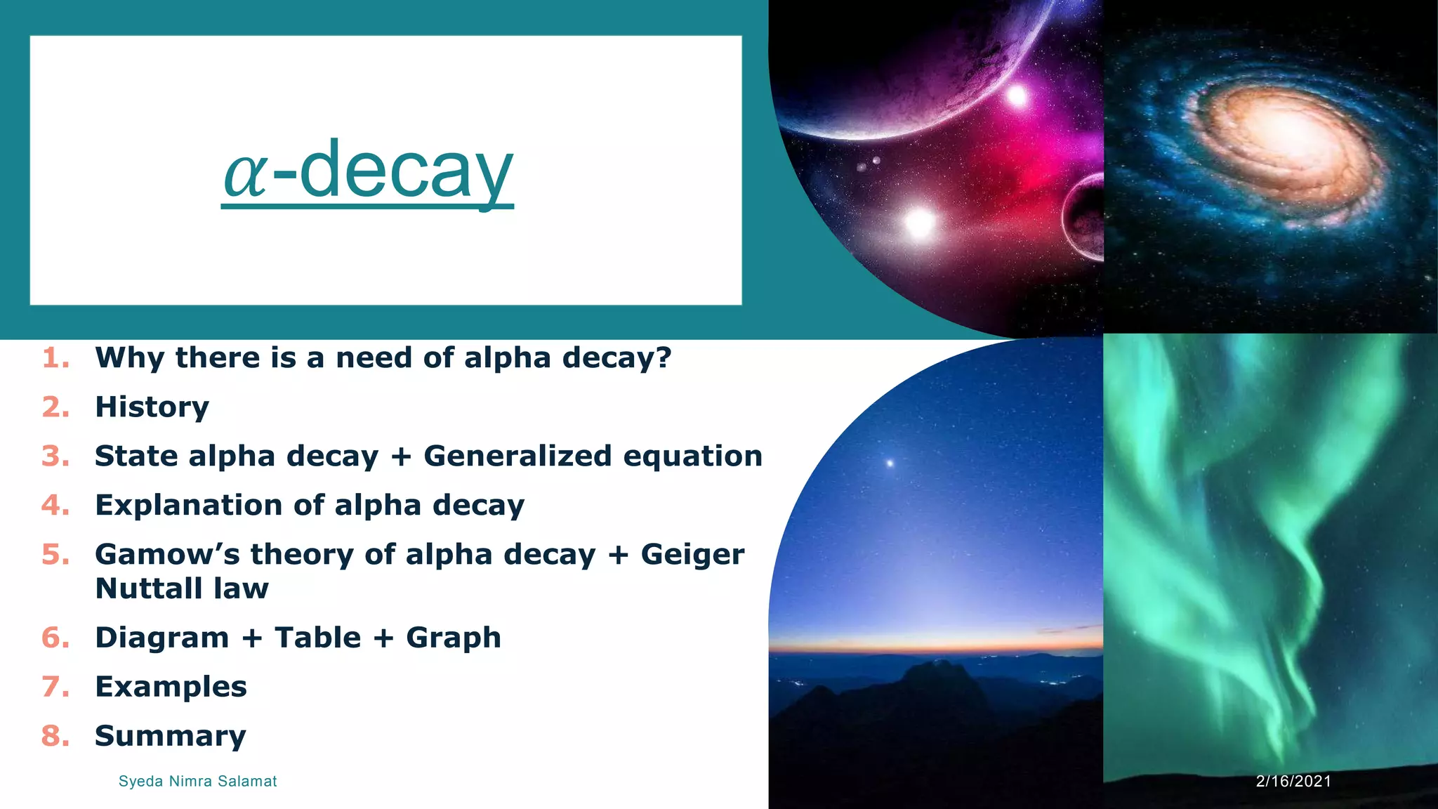 State and explain Alpha , Beta and Gamma decay | PPTX