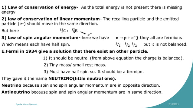 State and explain Alpha , Beta and Gamma decay | PPTX | Physics | Science