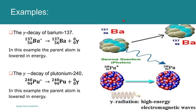 State and explain Alpha , Beta and Gamma decay | PPTX | Physics | Science