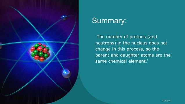 State and explain Alpha , Beta and Gamma decay | PPTX | Physics | Science