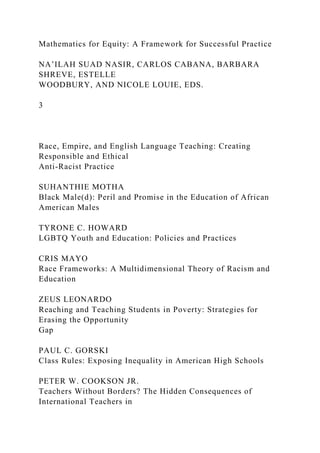 2MULTICULTURAL EDUCATION SERIESJAMES A. BANKS, S.docx