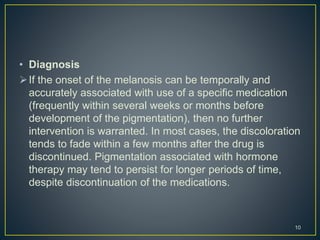Multifocal diffuse pigmentation in oral medicine | PPT | Free Download