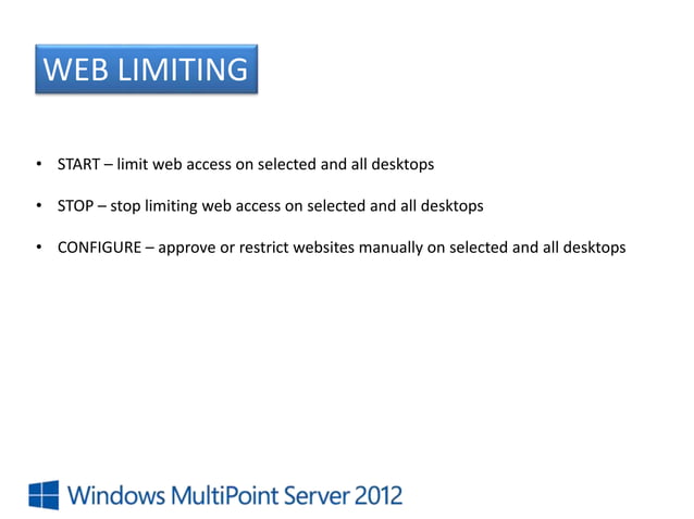 2 Multipoint Server 2012.pptx | Operating Systems | Computer Software and Applications