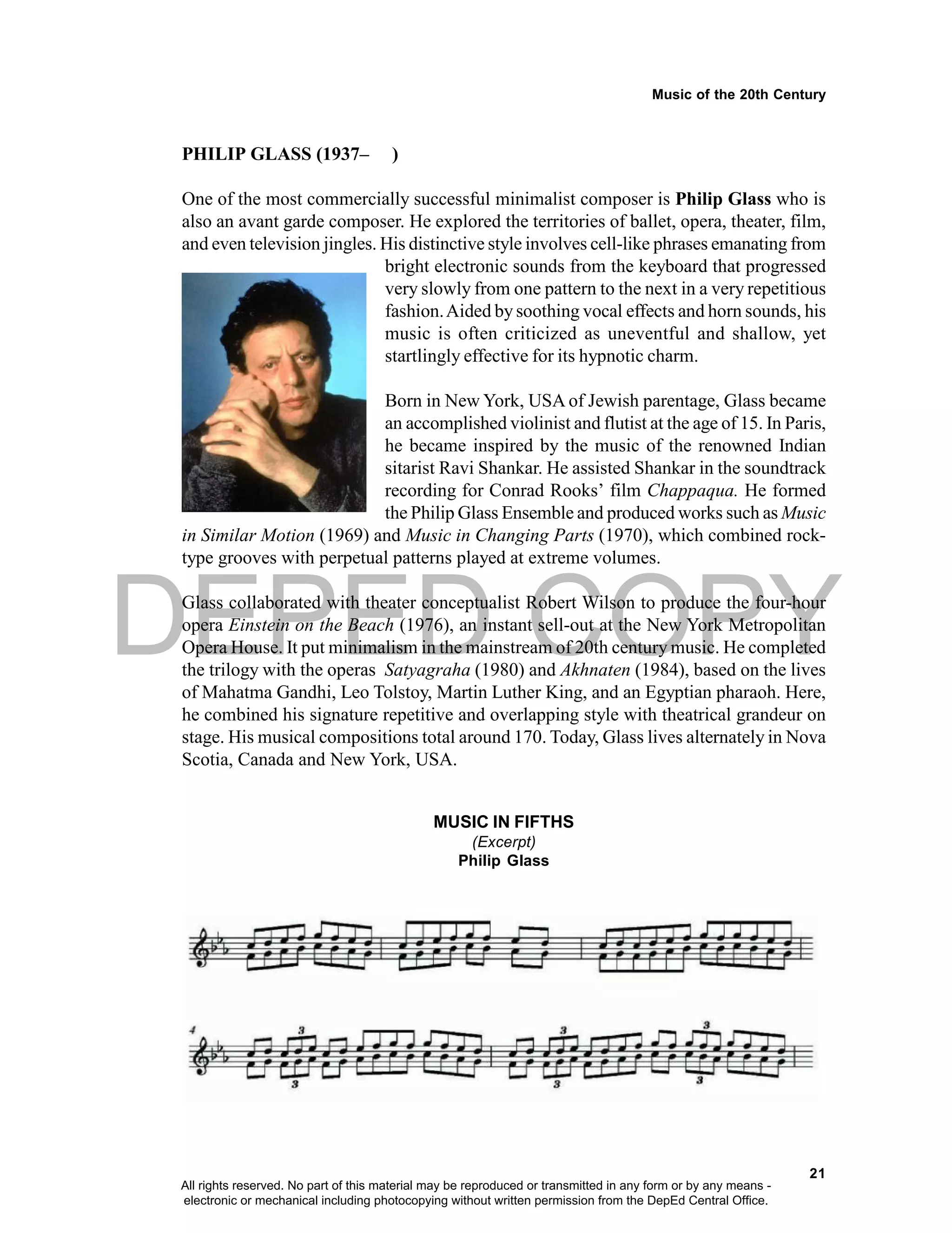 MAPEH MUSIC GRADE 10 LEARNER'S MODULE QTR 1 | PDF