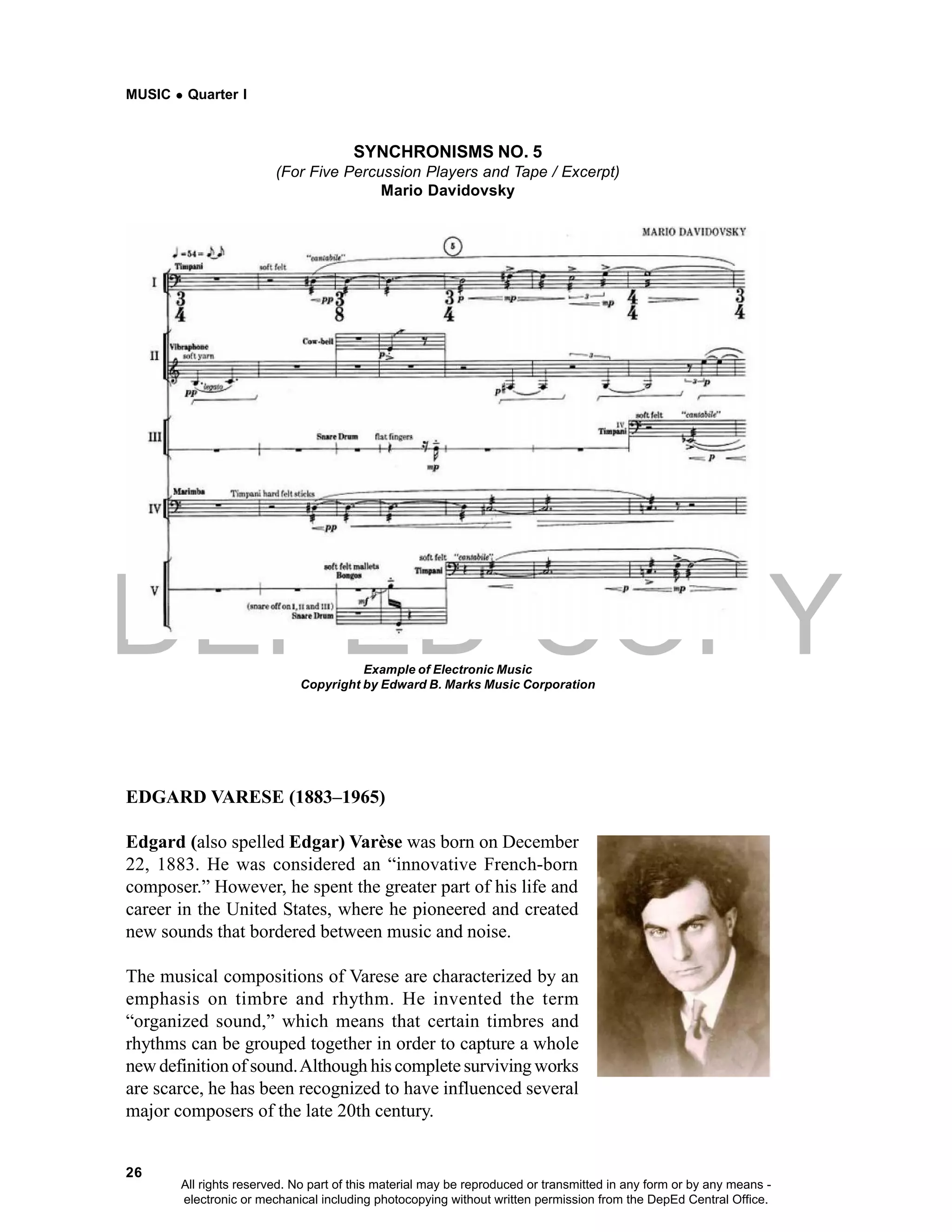 MAPEH MUSIC GRADE 10 LEARNER'S MODULE QTR 1 | PDF