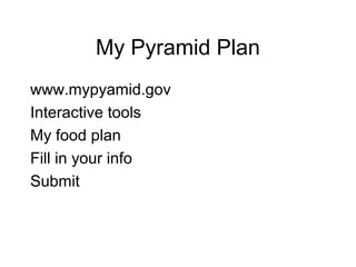 2 MyPlate | PPT | Nutrition | Healthy Living
