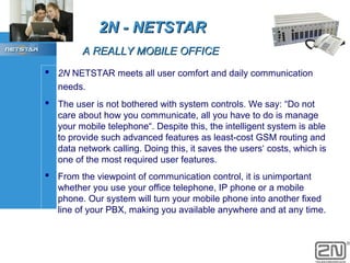 2n netstarsalesandtechnical1603 | PPT