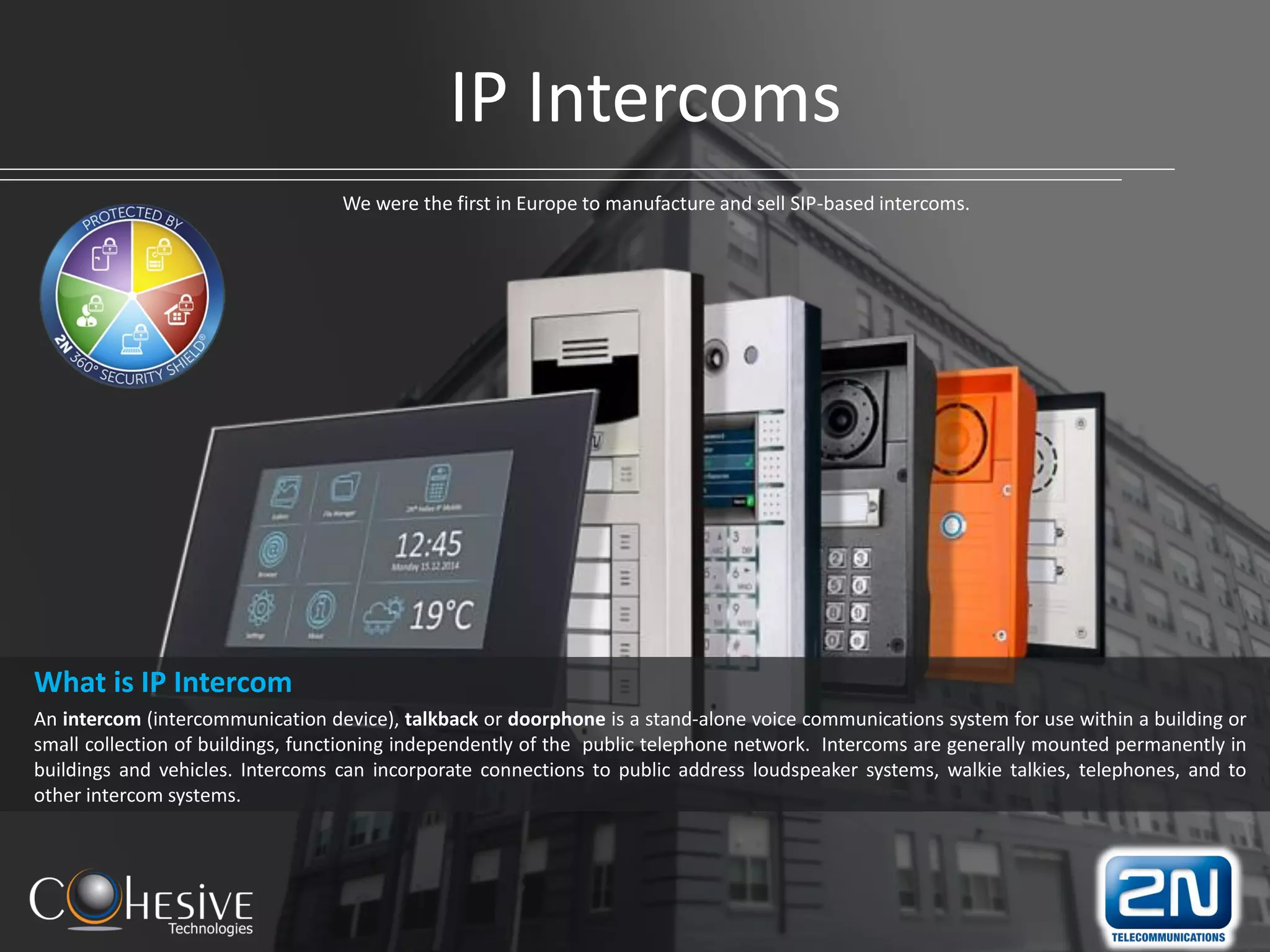 IP Intercoms & Paging System - 2N | PDF