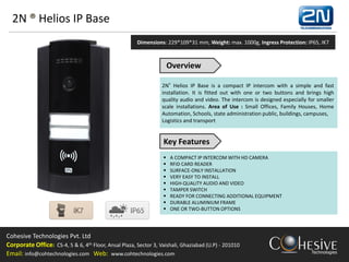 IP Intercoms & Paging System - 2N | PDF