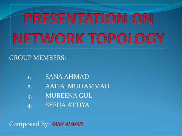 PRESENTATION_ON_TOPOLOGY.ppt | Free Download