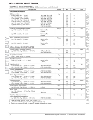 2 n2222a motorola | PDF | Physics | Science