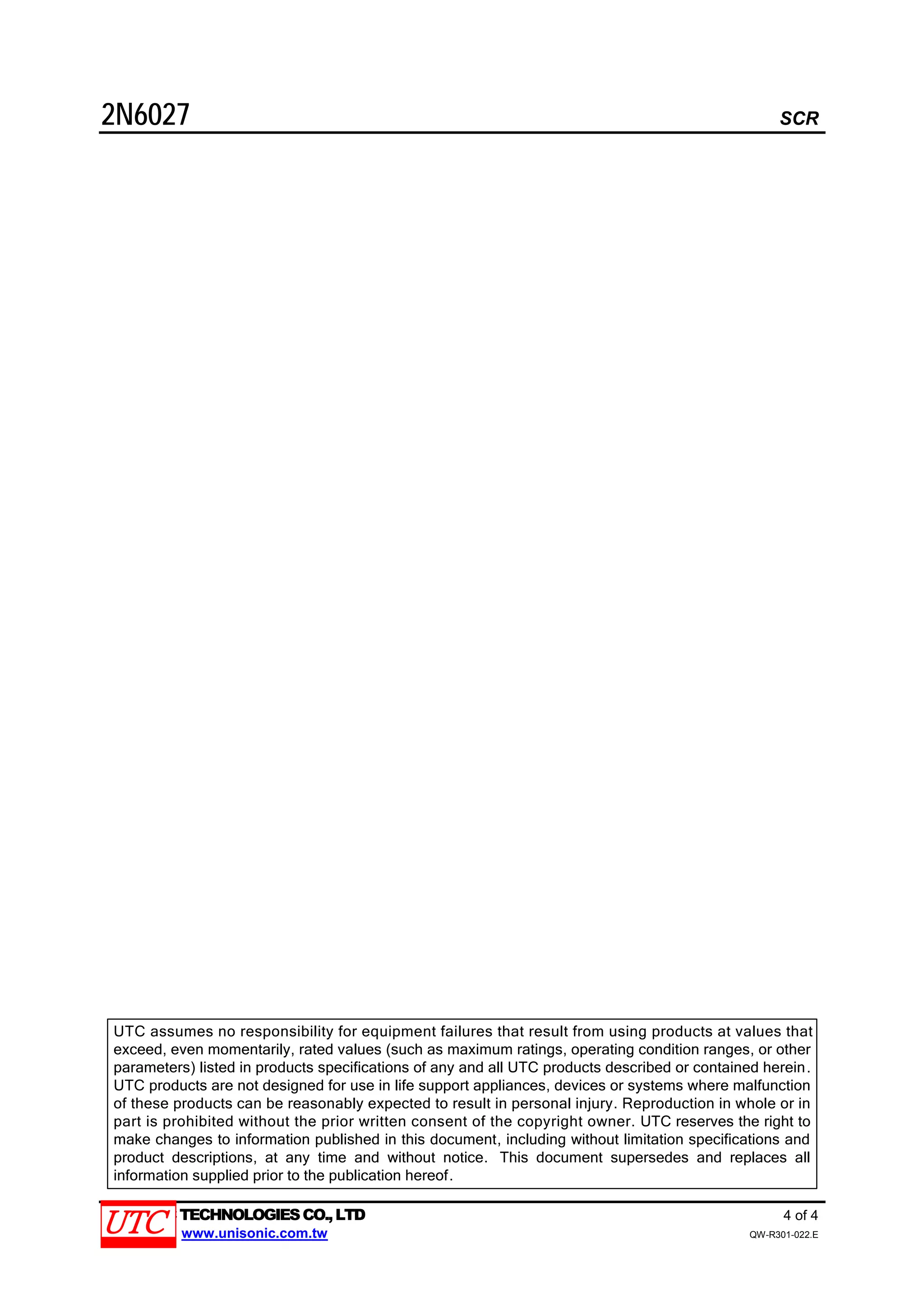 Original Transistor 2N6027 6027 TO-92 New UTC | PDF