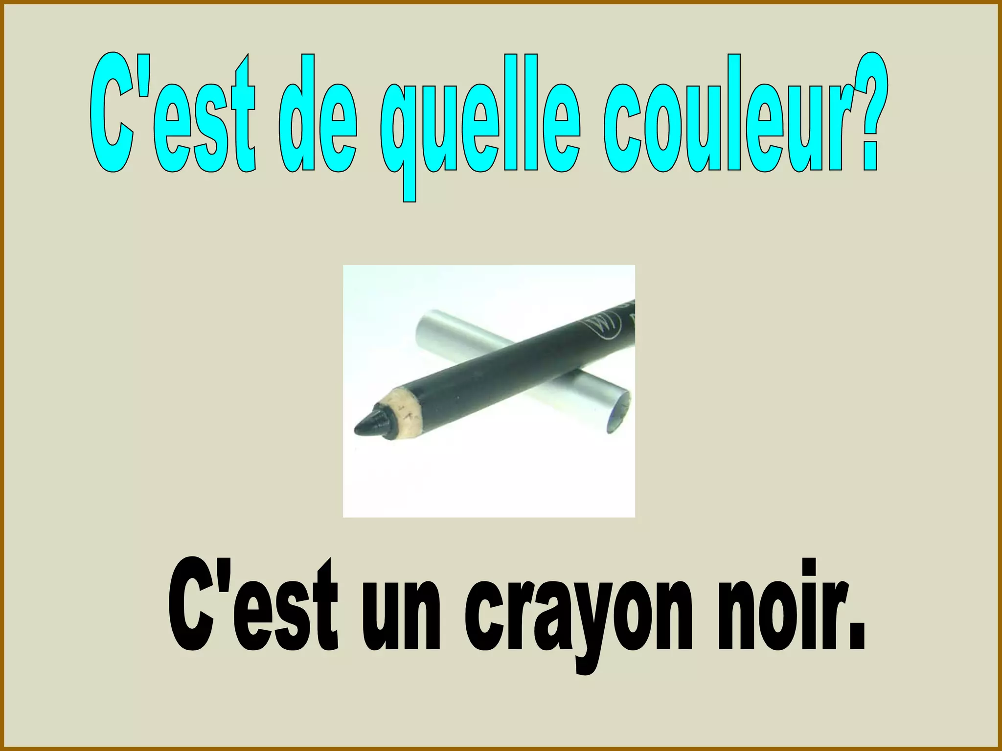 Les Couleurs | PPT