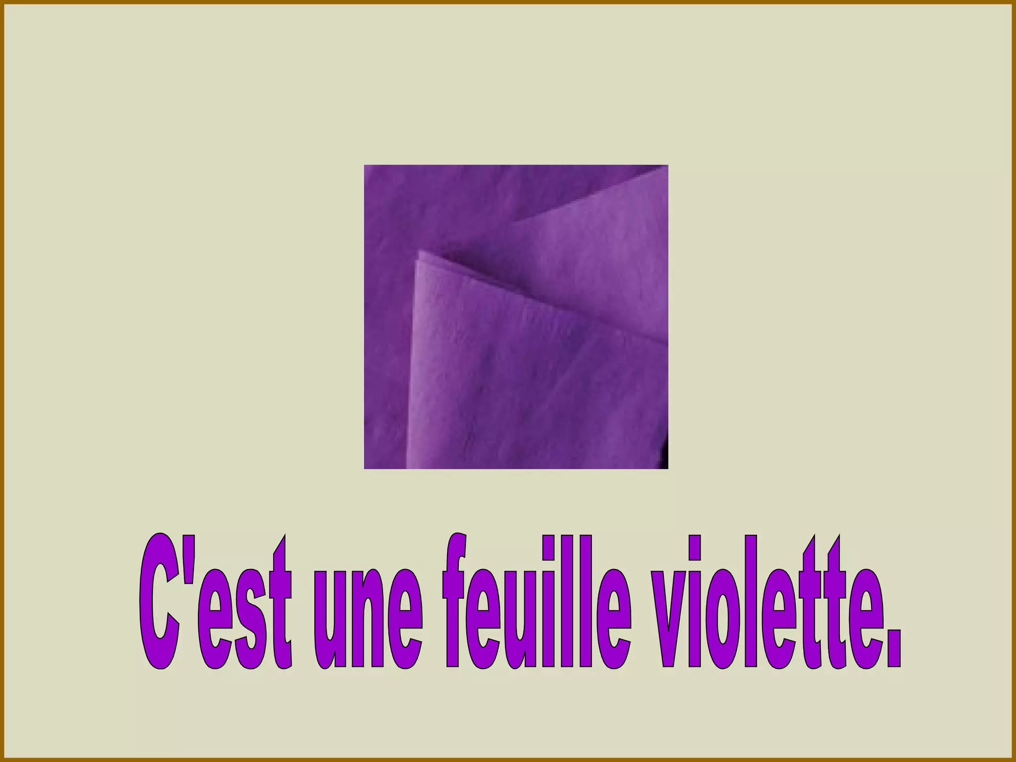 Les Couleurs | PPT