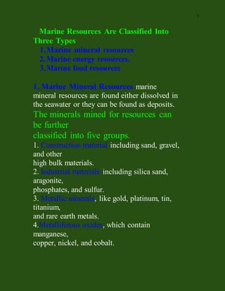 Marine Resources | DOCX