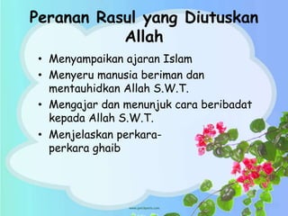nabi muhammad utusan allah | PPTX