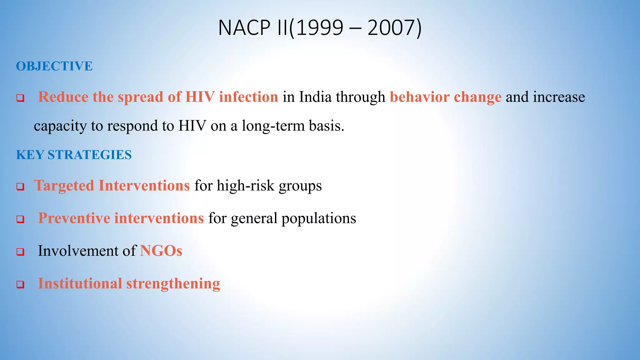 national aids control program phase IV | PPTX