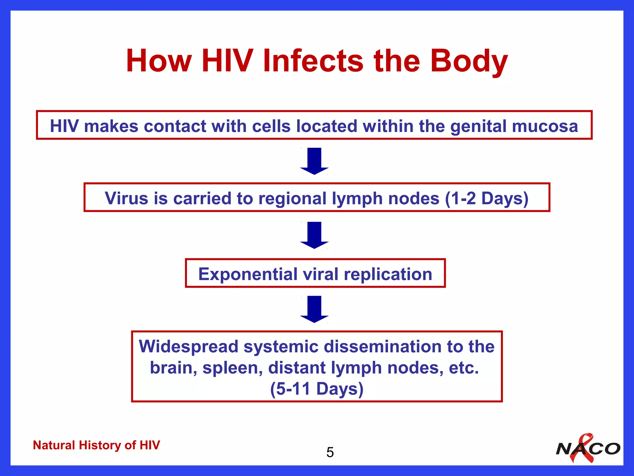 2 natural history of hiv and who clinical staging naco lac m | PPT
