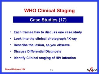 2 natural history of hiv and who clinical staging naco lac m | PPT
