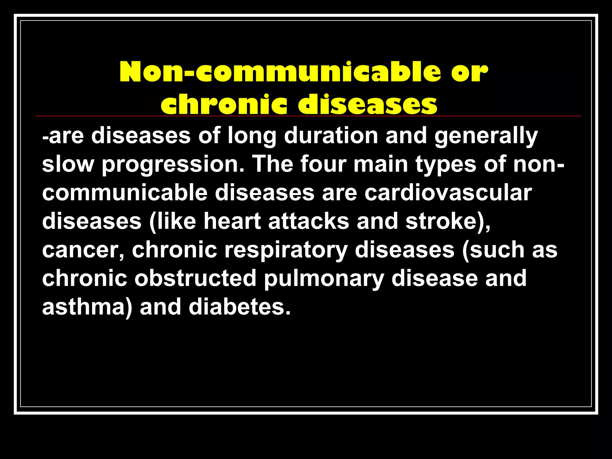 Grade 7 - Diseases (Communicable and Non-communicable Diseases) part 2 ...