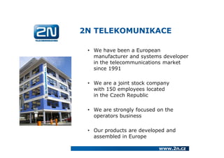2N Corporate Presentation EN | PDF
