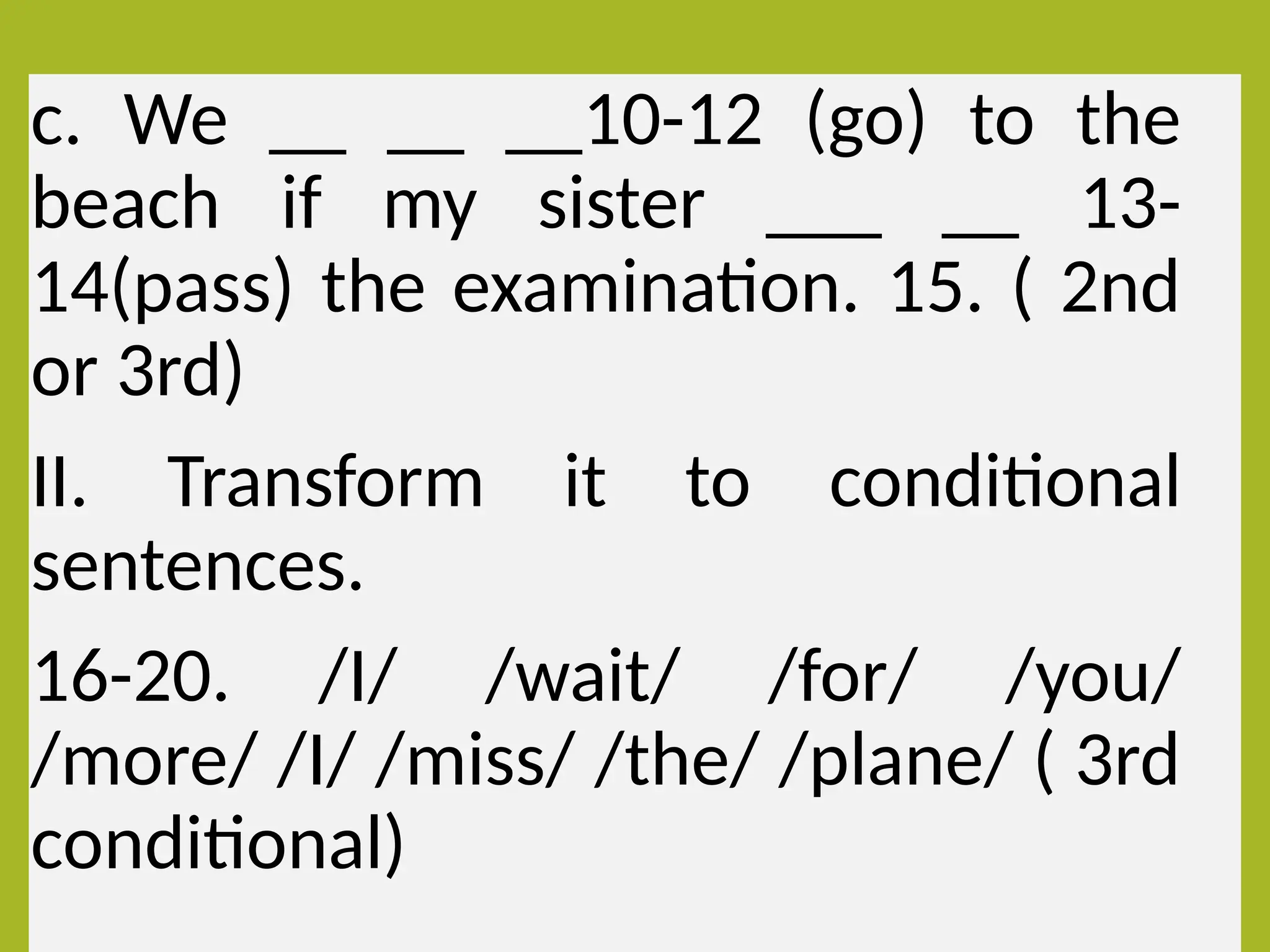2nd -3rd conditional in English 9 Quarter 2.pptx