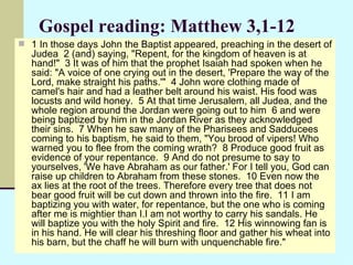 2ND SUNDAY OF ADVENT A | PPT