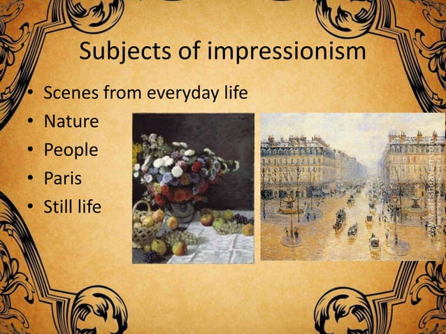 Realism, Romanticism, Impressionism Art His Presentation Lois, Pam ...