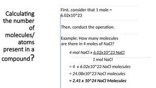 Moles Powerpoint Presentation in Science | PPT