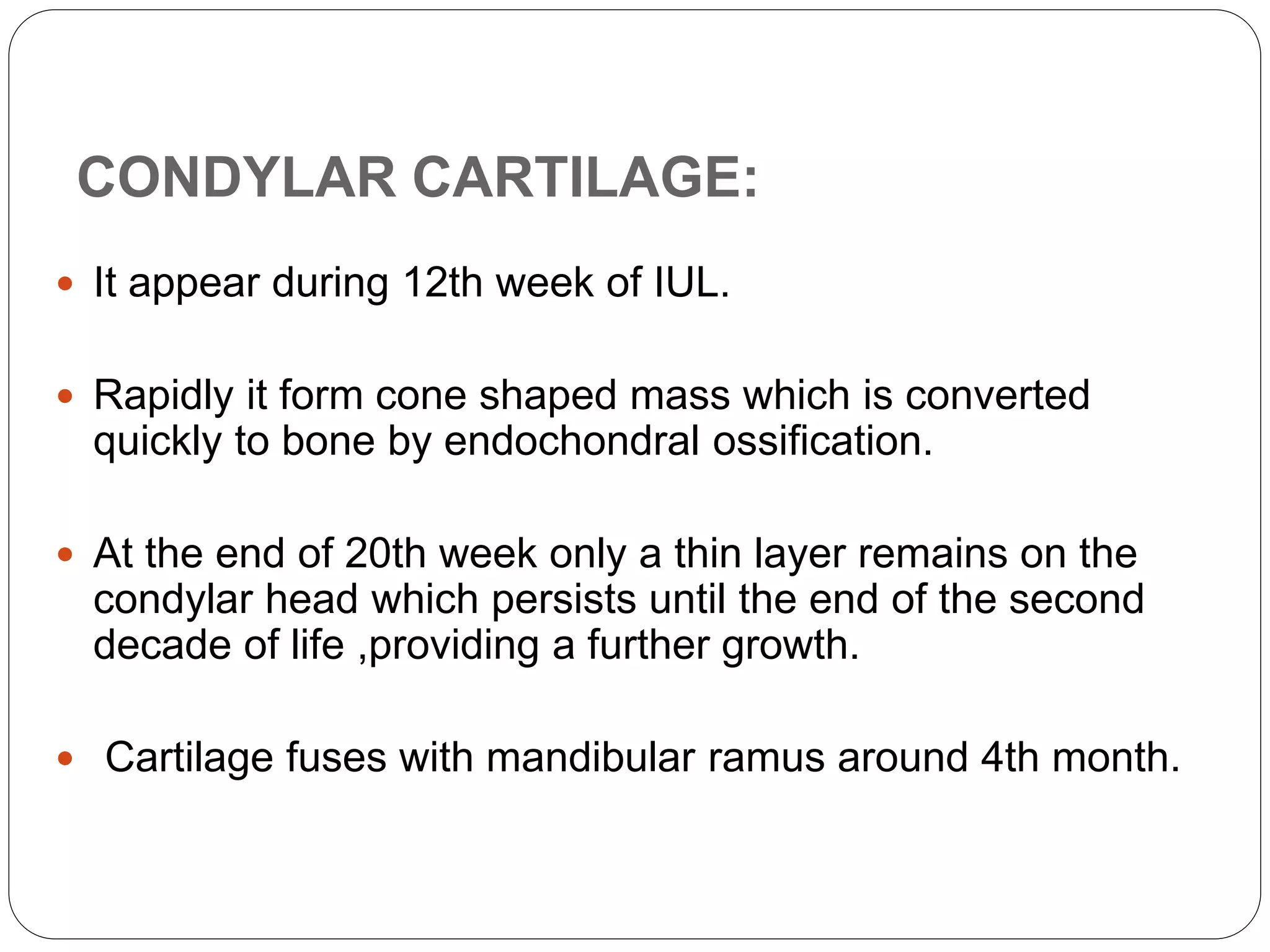 Development of mandible | PPTX