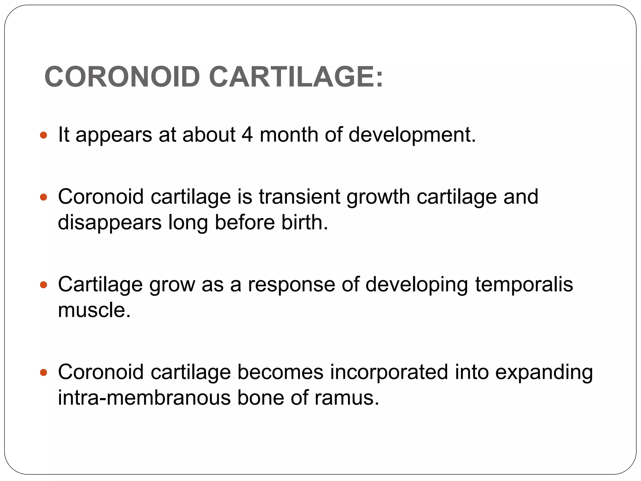 Development of mandible | PPTX