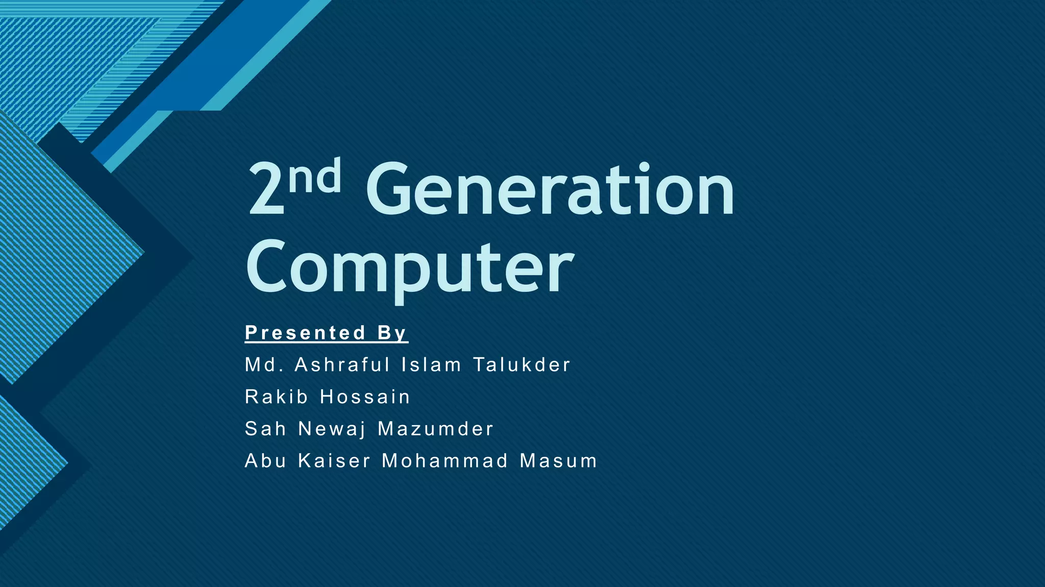 2nd generation-computer | PPTX