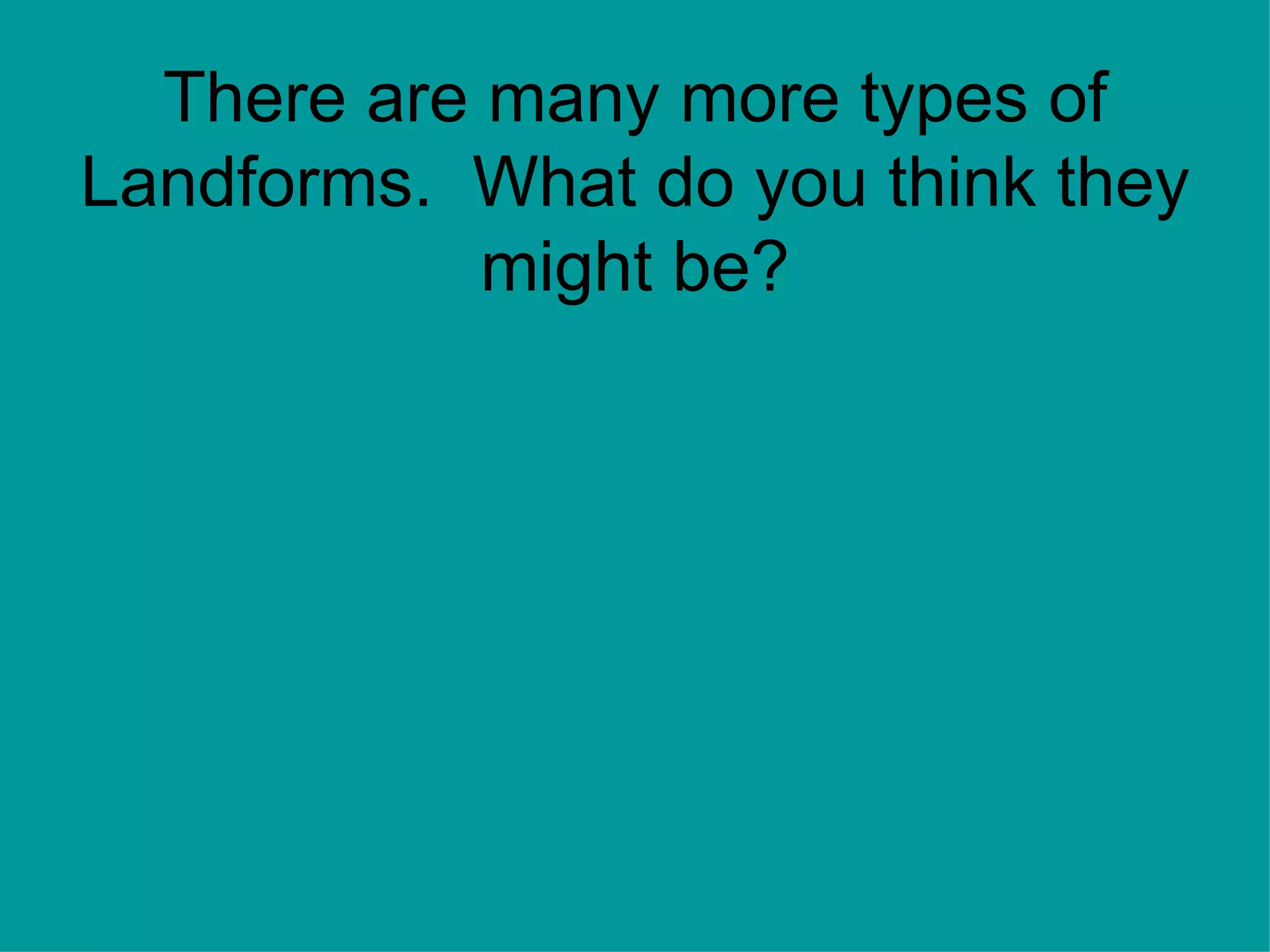 2nd Grade Landform Ramel | PPT