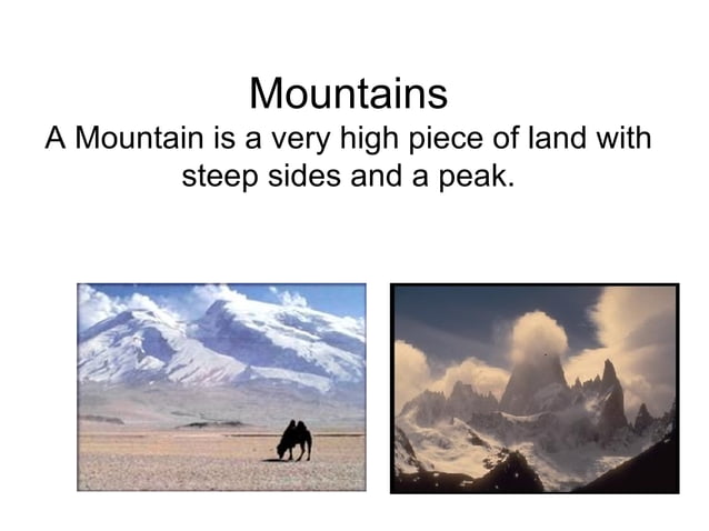 2nd Grade Landform Ramel | PPT | Geography | Science